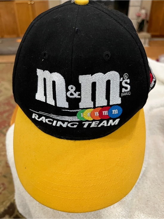 M&M'S | Accessories | Mms Black Crown Yellow Bill Racing Team Cap Ken ...
